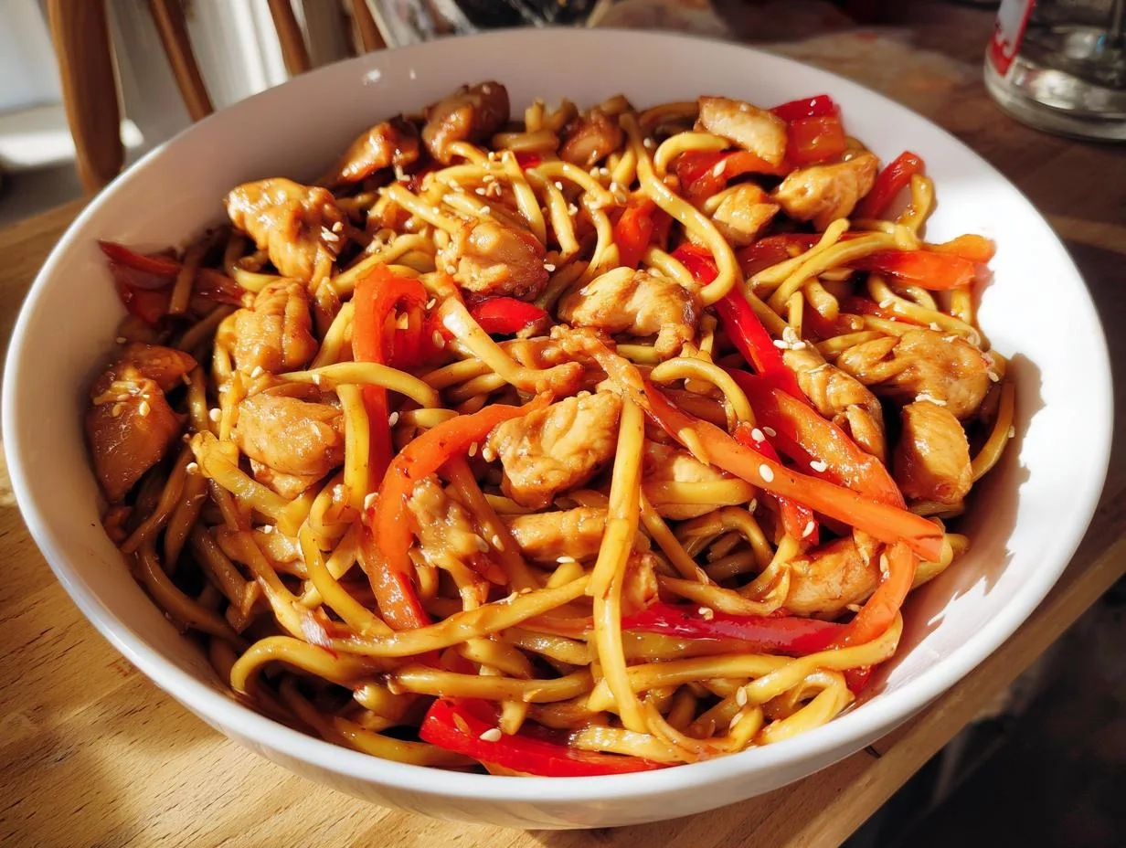 30-Minute Easy Chicken Lo Mein Recipe: Comfort in a Bowl - Good Ol’ Recipes