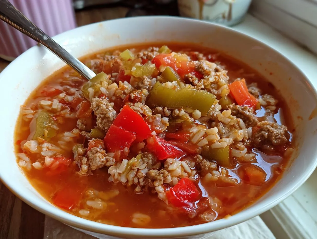 Grandma Jo's 22g Protein Stuffed Pepper Soup For Good Soul - Good Ol ...