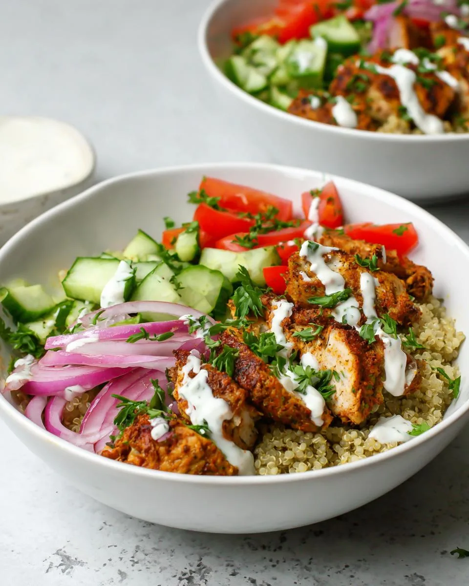 Irresistible 40-Minute Healthy Chicken Shawarma Bowl Recipe - Good Ol ...