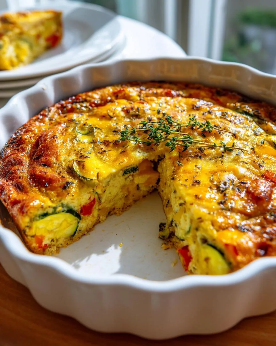 110-Calorie Crustless Veggie Quiche Recipe That's Delicious - Good Ol ...