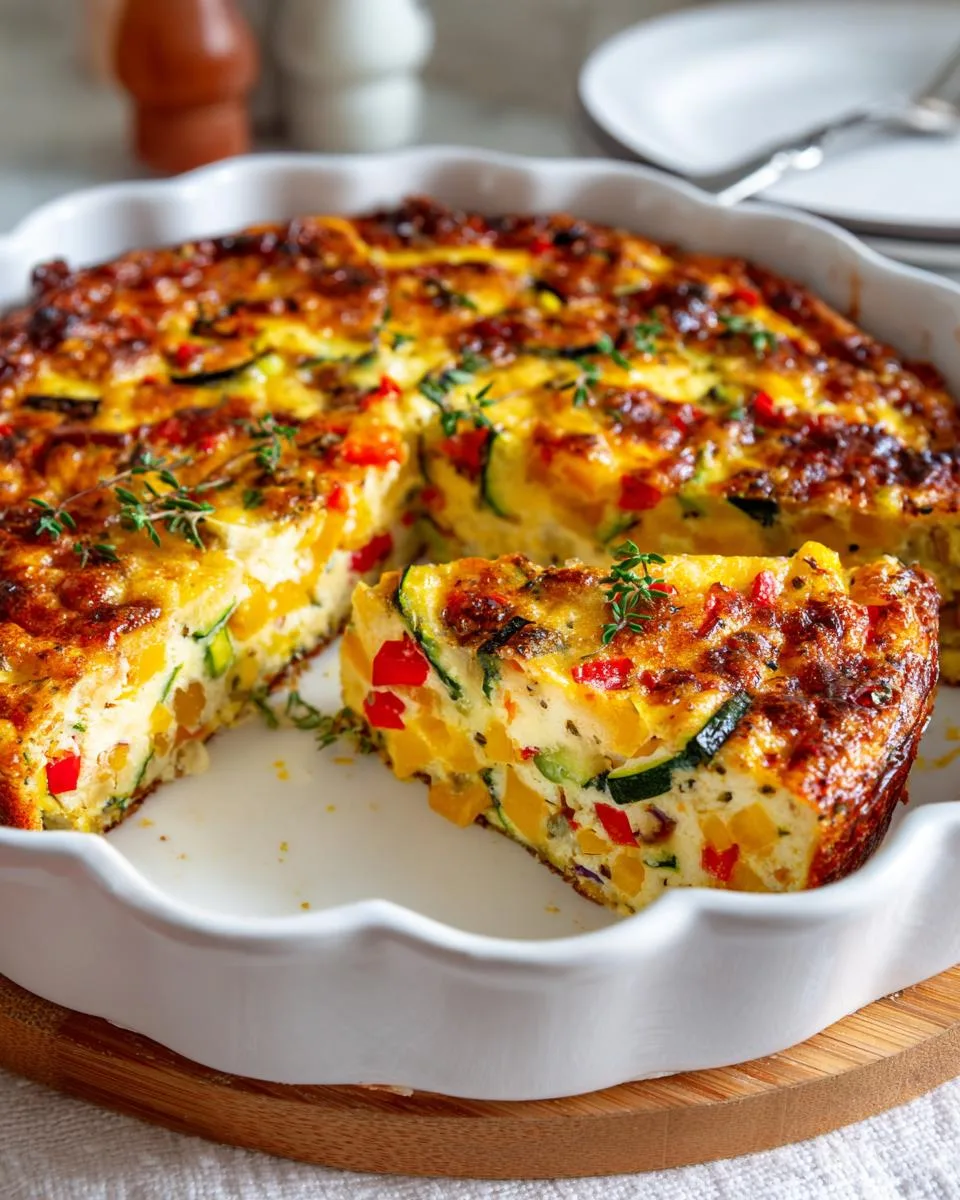 110-Calorie Crustless Veggie Quiche Recipe That's Delicious - Good Ol ...