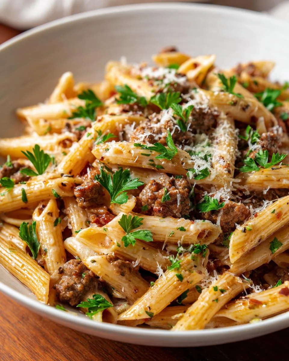 30-Minute Creamy Beef Pasta Recipe You’ll Adore - Good Ol’ Recipes