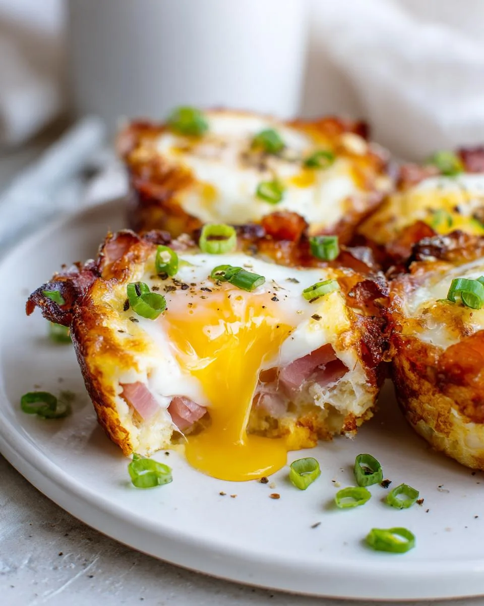 Grandma Jo's Perfect Ham Cheese Egg Cups Ready in 20 Minutes - Good Ol ...