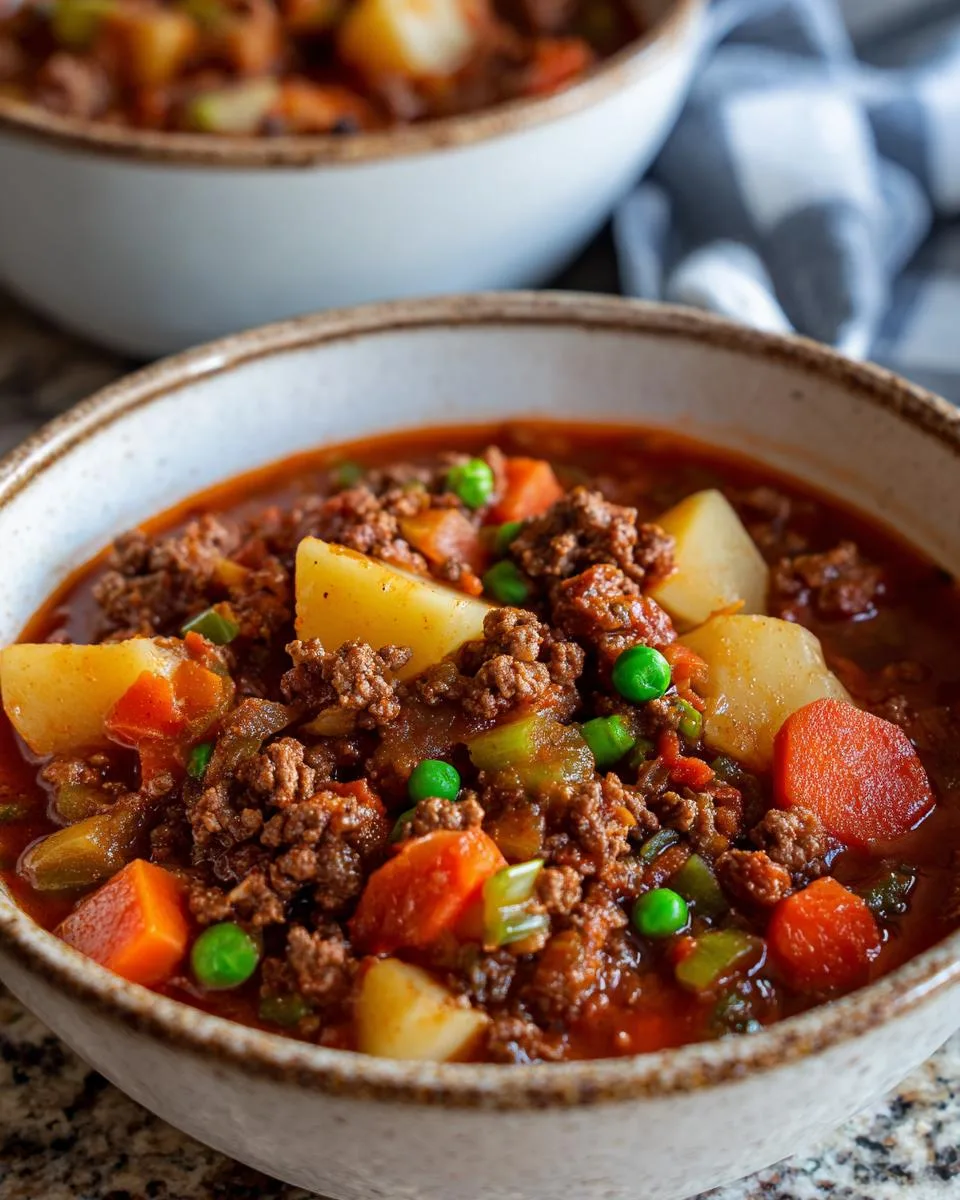 Grandma Jo’s Heartwarming Hamburger Stew Recipe in 1 Hour - Good Ol ...