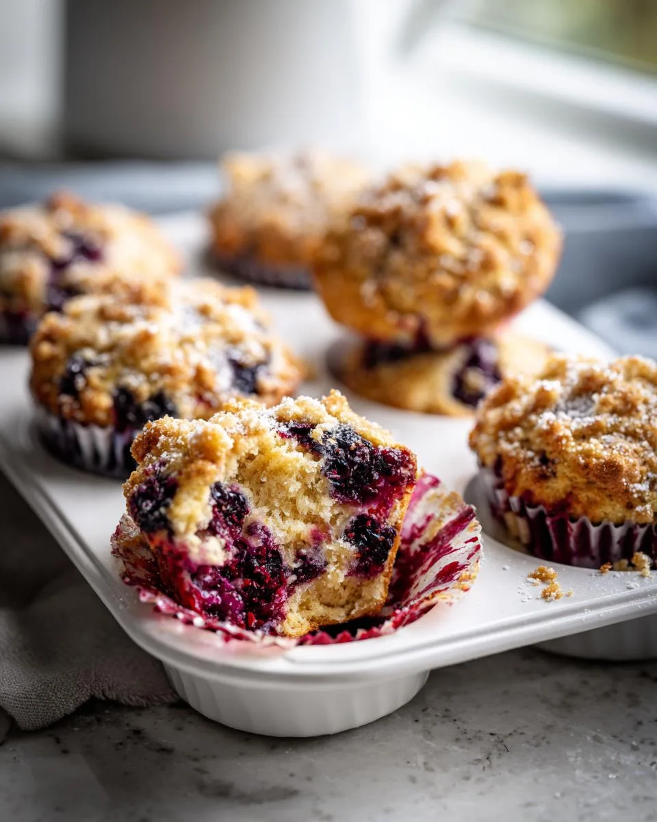 Black Raspberry Morning Muffins: Joy That Feels Like Home - Good Ol ...